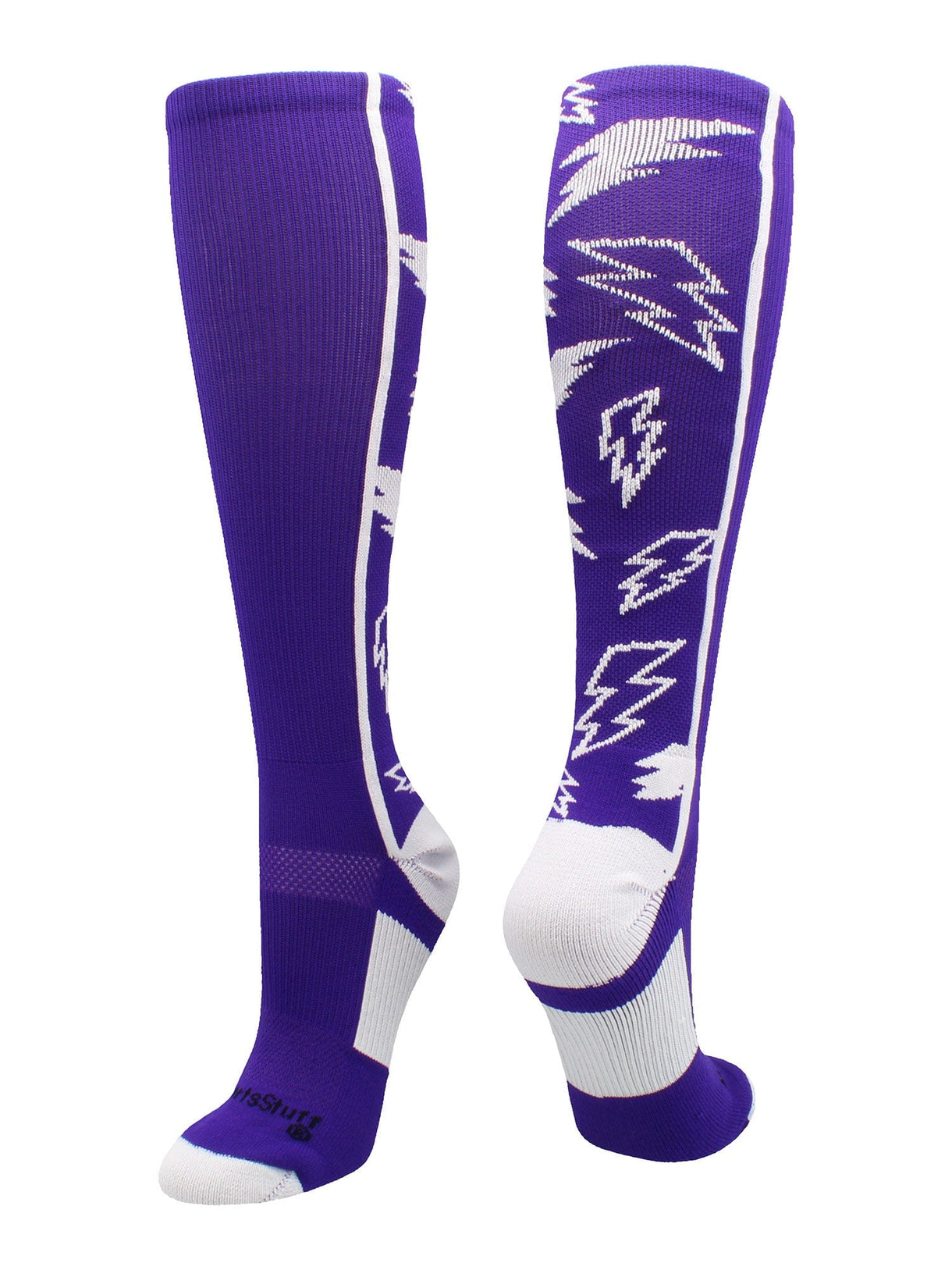 Lightning Bolt Socks Over the Calf Socks Team Colors – MadSportsStuff