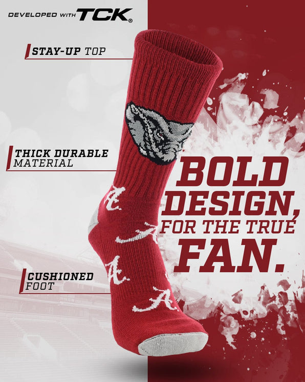 Alabama Crimson Tide Socks - Bama Roll Tide Fan Gear for Men & Women ...