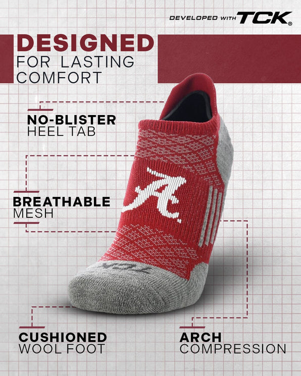 Alabama Crimson Tide Socks - Bama Roll Tide Fan Gear for Men & Women ...