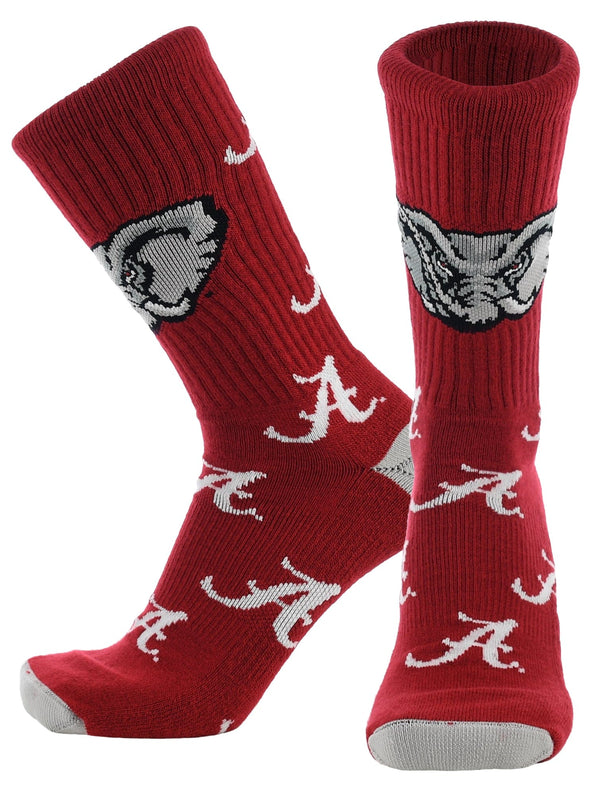 Alabama Crimson Tide Socks - Bama Roll Tide Fan Gear for Men & Women ...