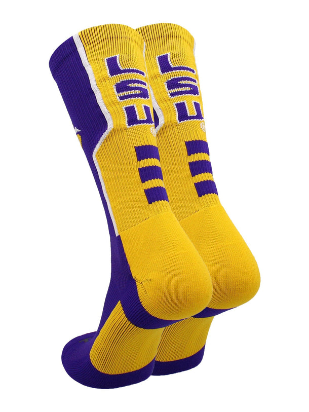LSU Tigers Perimeter Crew Socks – MadSportsStuff