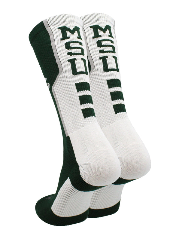 Michigan State Spartans Socks - MSU College Fan Gear for Men & Women ...