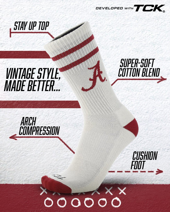 Alabama Crimson Tide Socks - Bama Roll Tide Fan Gear for Men & Women ...